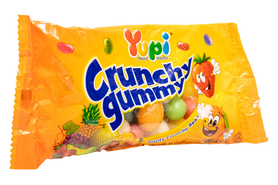 YUPI CRUNCHY GUMMY BEAN 40G – Snack More SG